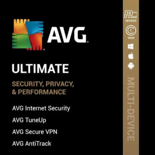 AVG Ultimate multi-device antivirus protection 10 devices
